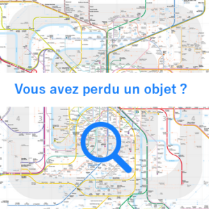 Objet perdu dans le métro à Paris